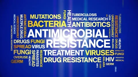 Antimicrobial Resistance animated word c... | Stock Video | Pond5