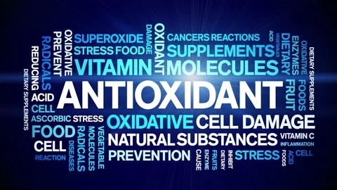 Antioxidant animated word cloud,animatio... | Stock Video | Pond5