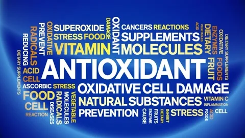 Antioxidant animated word cloud,animatio... | Stock Video | Pond5