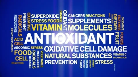 Antioxidant animated word cloud,animatio... | Stock Video | Pond5