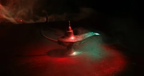 Antique artisanal Aladdin Arabian nights... | Stock Video | Pond5