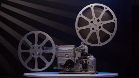 antique classic movie projector ideal fo... | Stock Video | Pond5