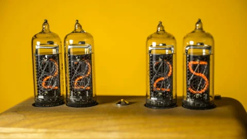 Nixie Clock Tubes Stock Videos – Royalty-Free HD & 4K Videos