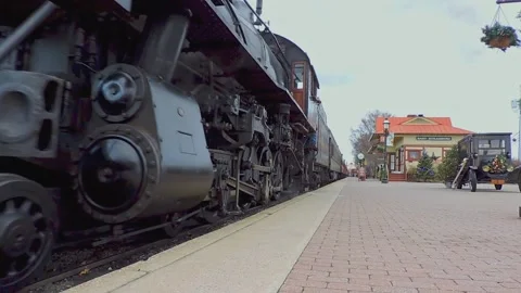 Antique Steam Passenger Train, With a Lo... | Stock Video | Pond5