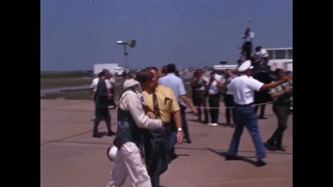 Apollo 11 LLTV - Astronaut Armstrong lea... | Stock Video | Pond5