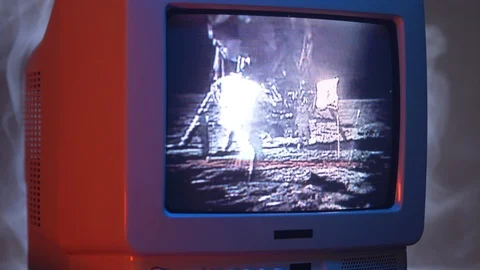 Apollo Space Crew Mission on a 80s 90s R... | Stock Video | Pond5