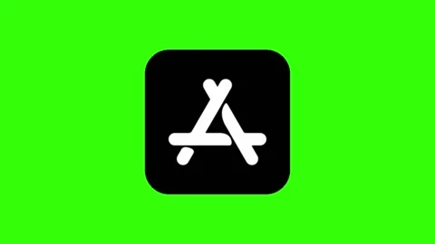 app store black icon animated background... | Stock Video | Pond5