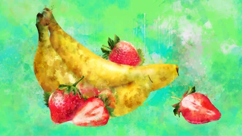 Banana Cipart Stock Videos – Royalty-Free HD & 4K Videos | Pond5