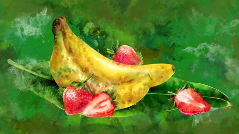 Banana Cipart Stock Videos – Royalty-Free HD & 4K Videos | Pond5