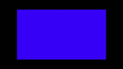 The appearance of a blue rectangle on a ... | Stock Video | Pond5
