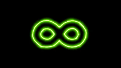 Green Infinity Symbol Stock Footage ~ Royalty Free Stock Videos | Pond5