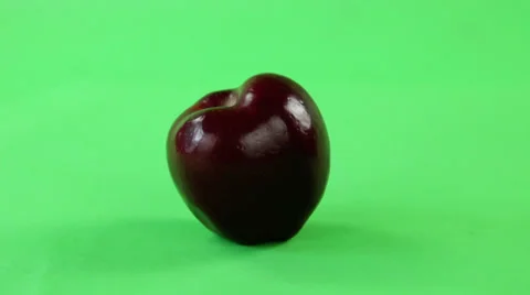 apple turning on green screen | Stock Video | Pond5