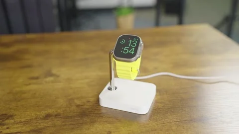 The apple watch ultra smartwatch is inst... | Stock Video | Pond5