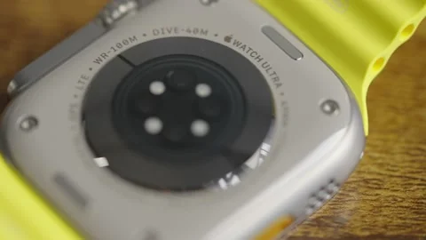 The apple watch ultra smartwatch is lyin... | Stock Video | Pond5