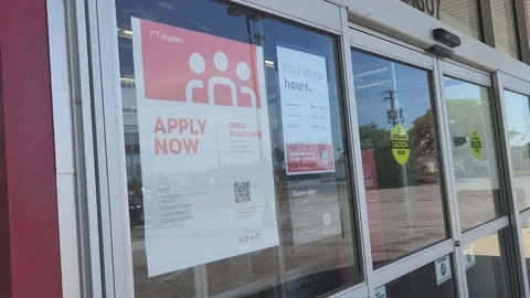 Apply Now Open Positions Signage | Stock Video | Pond5