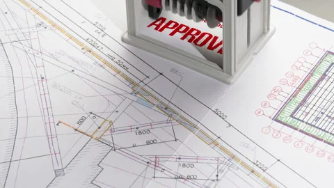 Approval of Design Drawings 4K | Stock Video | Pond5
