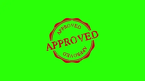 Approved and rejected rubber stamp anima... | Stock Video | Pond5