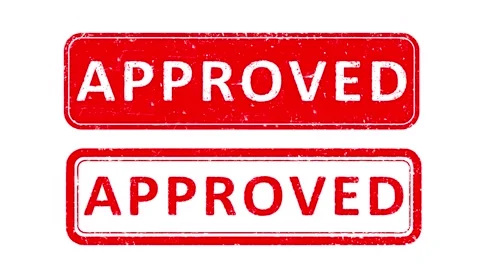 Approved Stamp Icon Stock Video Footage | Royalty Free Approved Stamp ...