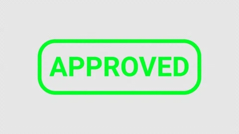 Approved Stamp Icon Stock Video Footage | Royalty Free Approved Stamp ...