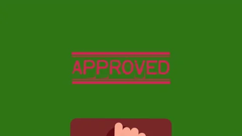 Approved Stamp Icon Stock Video Footage | Royalty Free Approved Stamp ...