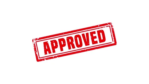 Approved stamp animation on a green scre... | Stock Video | Pond5