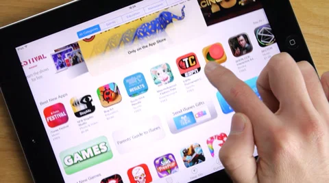 App Store Button Stock Video Footage | Royalty Free App Store Button ...