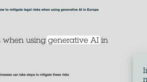 April 2023: Generative AI Headlines Fast... | Stock Video | Pond5