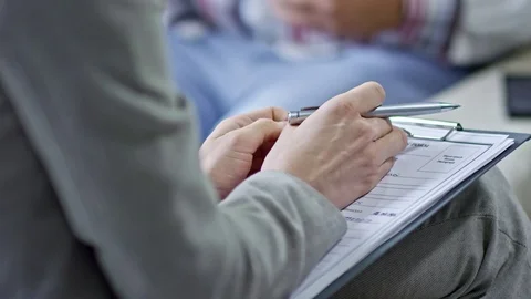 Arab Man Talking during Job Interview | Stock Video | Pond5