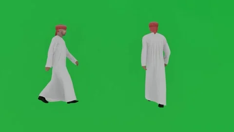 Arab man walking back and forth realist... | Stock Video | Pond5