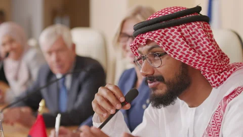 Arab Audience Stock Footage ~ Royalty Free Stock Videos | Pond5