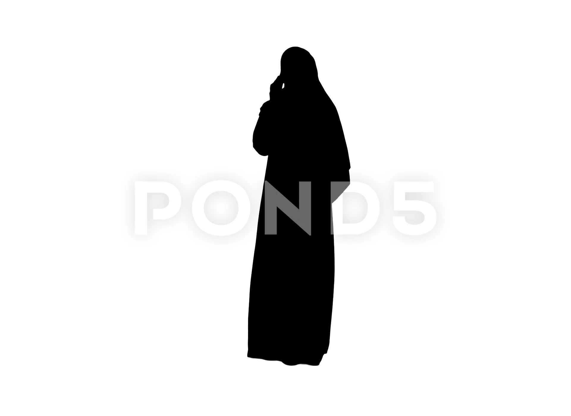 Muslim Woman Silhouette