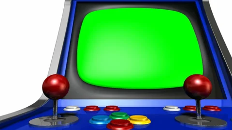 Arcade Machine Screen Stock Video Footage | Royalty Free Arcade Machine ...