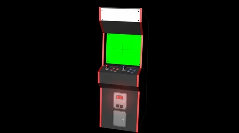 Arcade Machine Place Screen HD | Stock Video | Pond5