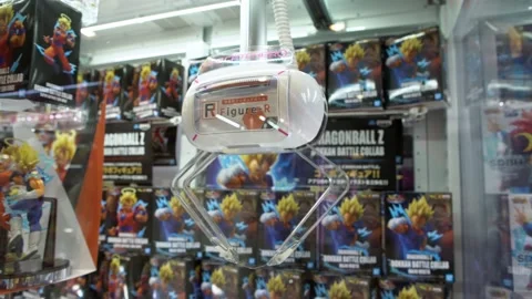 Arcade type robotic claw machine grabber... | Stock Video | Pond5