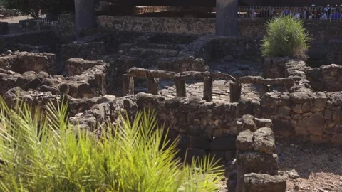 Archaeological Dig Site Of Ancient Ruins | Stock Video | Pond5