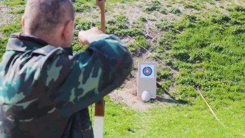 Target Shooting Practice Stock Footage ~ Royalty Free Stock Videos | Pond5