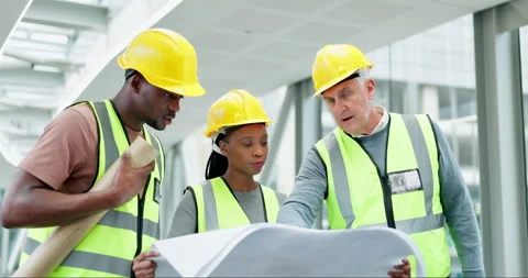 Architect manager, teamwork and people w... | Stock Video | Pond5