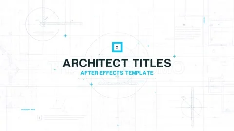 Architect Minimal Titles ~ After Effects Project #246924773