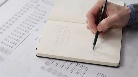 Notebook Sketch Stock Footage ~ Royalty Free Stock Videos | Pond5