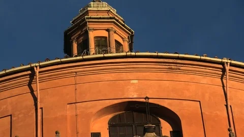 Architectural details of San Luca tower | Stock Video | Pond5