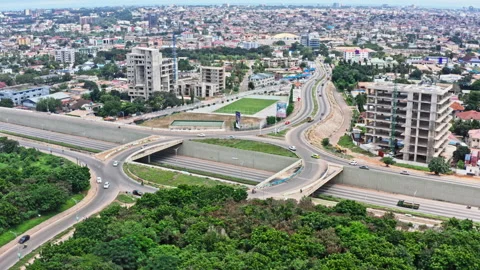 Architectural landmarks of Accra Ghana | Stock Video | Pond5