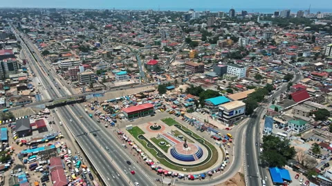 Architectural landmarks of Accra Ghana | Stock Video | Pond5