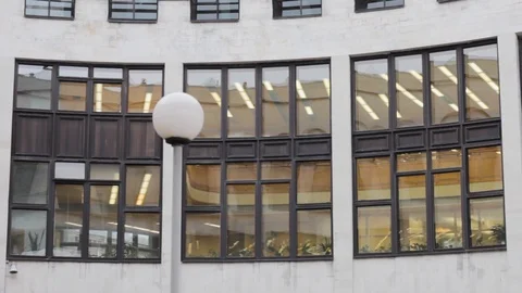 architecture windows geometry constructi... | Stock Video | Pond5