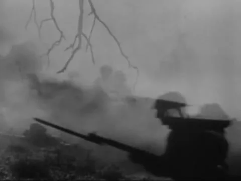 Archival Battle footage World War Two WW... | Stock Video | Pond5