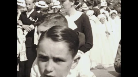 Archive footage 1940s, Teen age girls vi... | Stock Video | Pond5