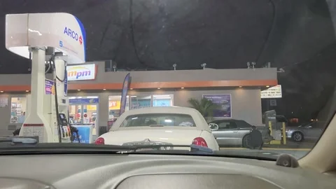 Arco Gas Station Convenience Store Fuel ... | Stock Video | Pond5