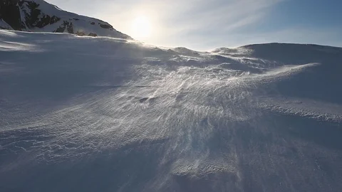 Snow Wind Blowing Stock Footage ~ Royalty Free Stock Videos | Pond5