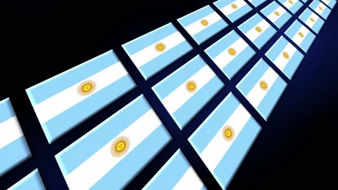 Argentina Flag Animated Background 3d An... | Stock Video | Pond5