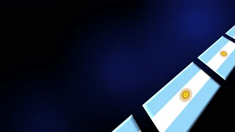 Argentina Flag Animated Background 3d An... | Stock Video | Pond5
