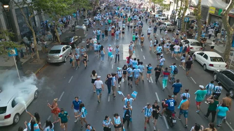 Argentina Winner Soccer World Champion Q... | Stock Video | Pond5